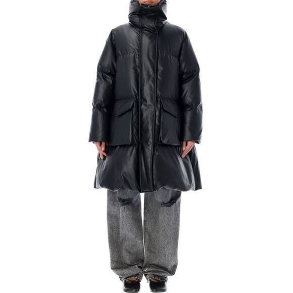 MM6 Maison Martin Margiela | Jackets & Coats | Eco Leather Long Puffer ...